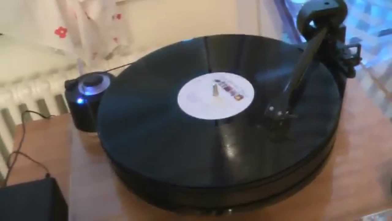 S.O.S. "Don't Give Up" on Vinyl, on the project perspex 6 Turntable ...