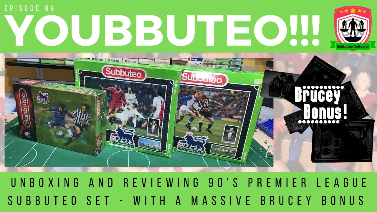 Premier League Subbuteo Boxset, Unboxing tearing down and reviewing and ...