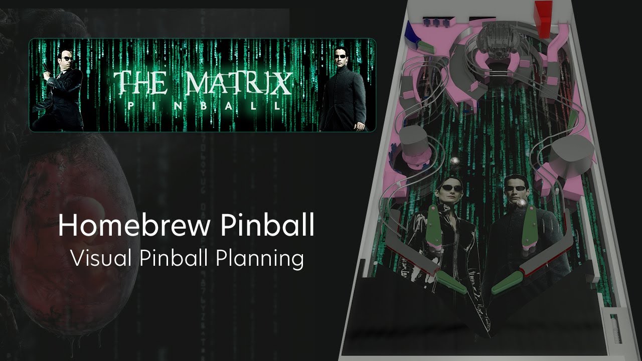 The Matrix: Unplugged. Pinball Homebrew Progress V1 - YouTube