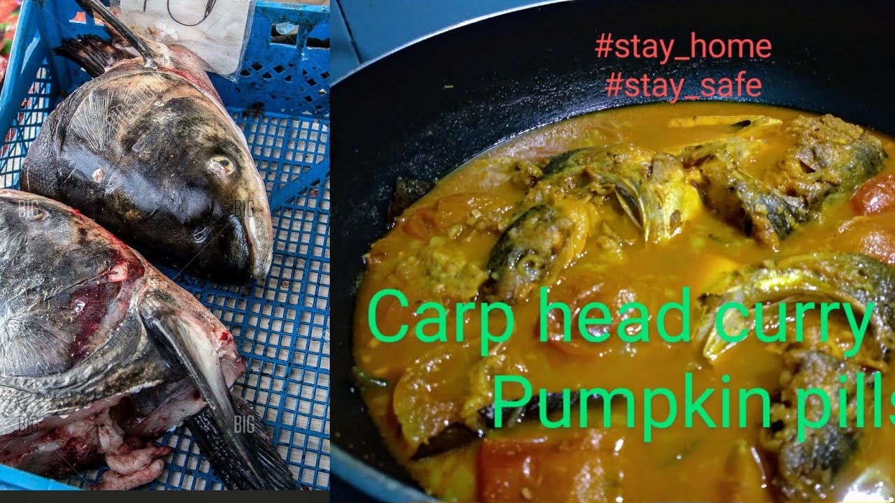 Carp fish head curry with pumpkin pills and tomatoes *exclusive* - YouTube