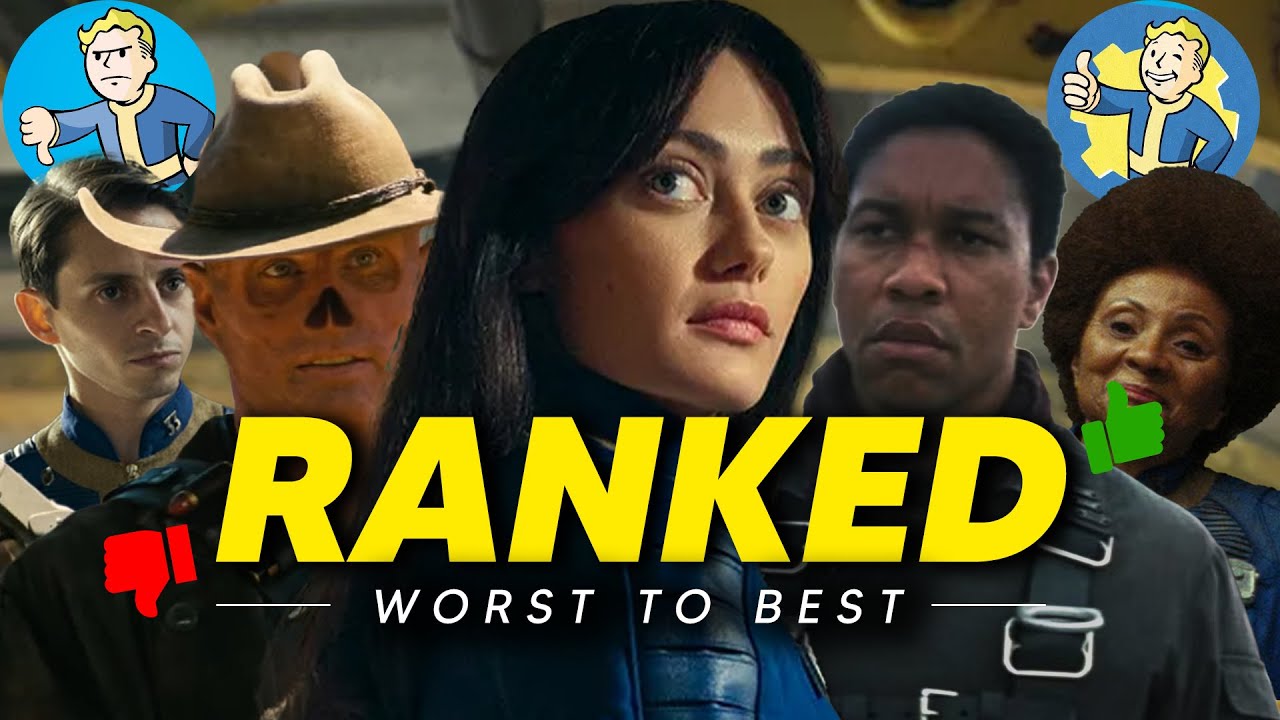 FALLOUT Characters Ranked from BEST to WORST (Season 1) - YouTube