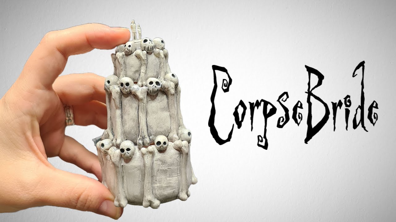 Corpse Bride Wedding Cake in Miniature! - YouTube