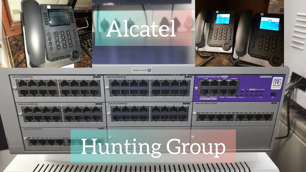 Alcatel Hunting Group create |Hunt group setup |OmniPCX#alcatel # ...