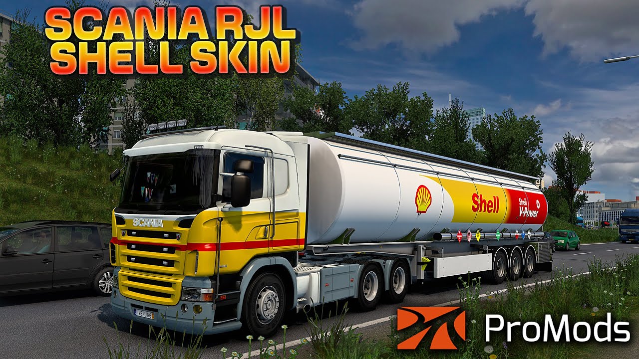 🚦 | 🚛 Euro Truck Simulator 2 - SCANIA RJL - SHELL\ PROMODS 🚛 | - YouTube