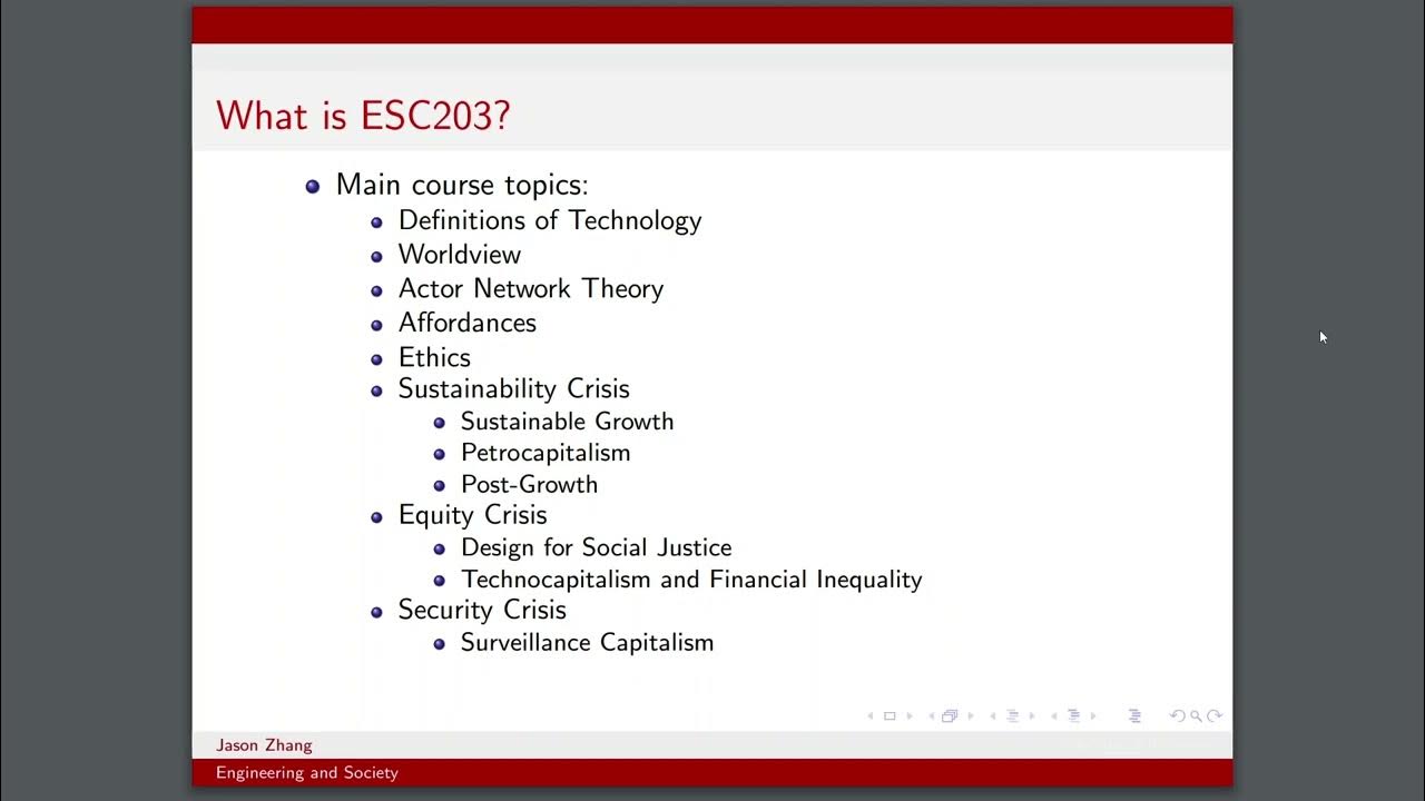 UOFT ENGSCI RECAP #16: ESC203 (ENGINEERING AND SOCIETY) - YouTube