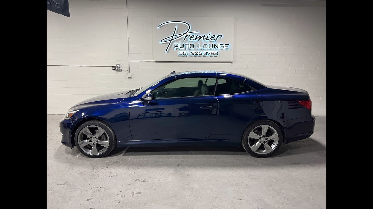 2011 Lexus IS250 Convertible - YouTube