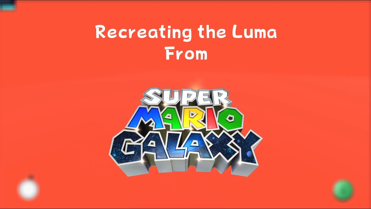 How I Recreated a Mario Galaxy Luma in Three.js (with Thousands of ...