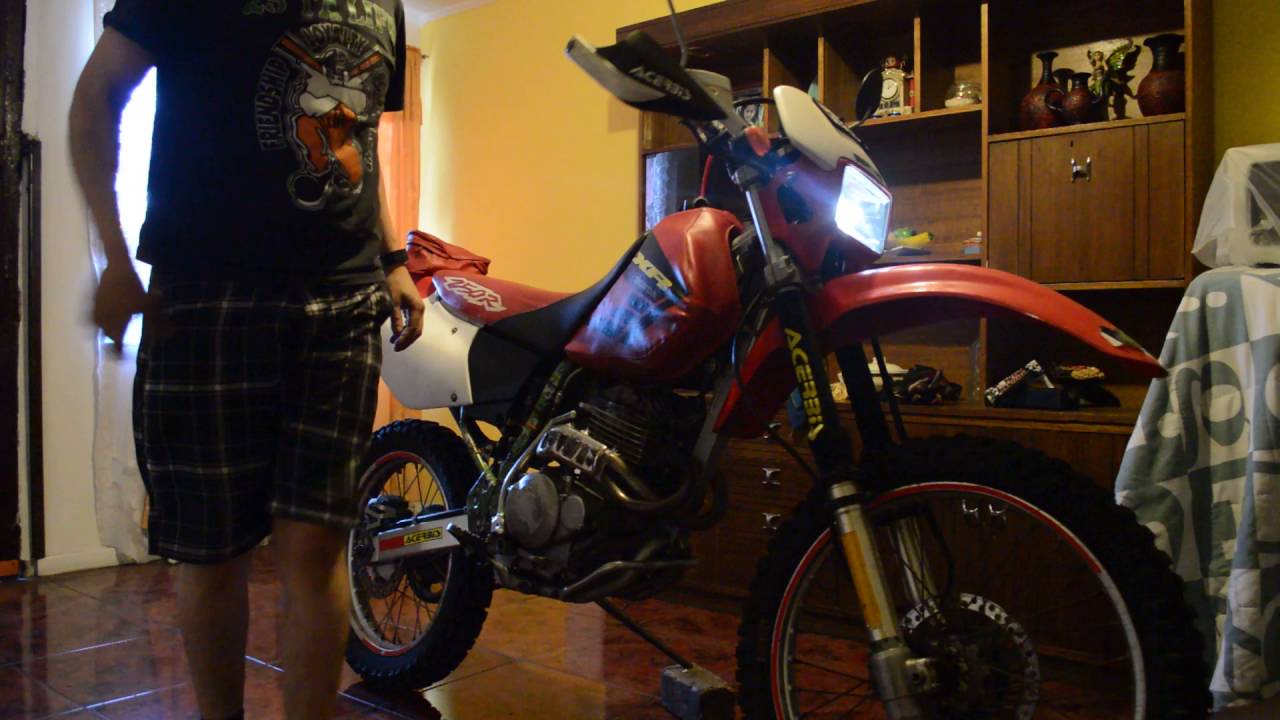 Kick Start Honda Xr250r 2003 - YouTube