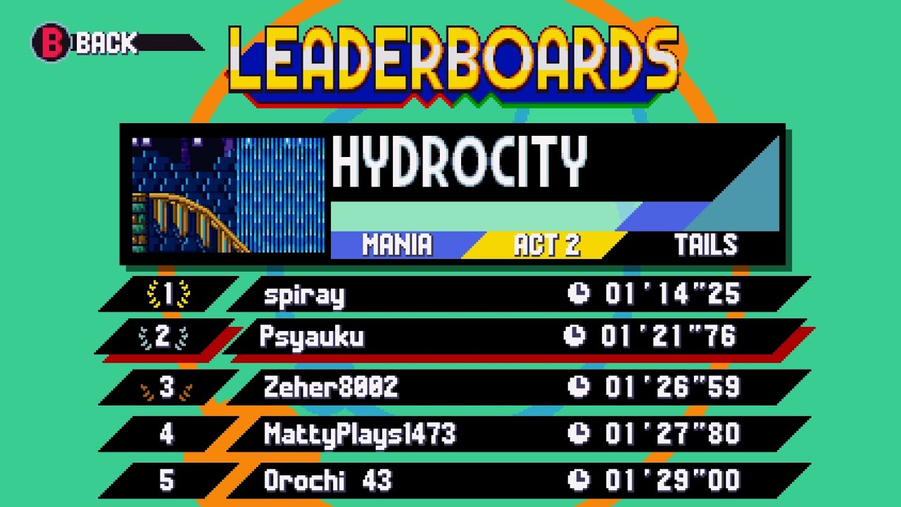 Hydrocity zone act 2 speedrun XBOX TAILS (1'21"76) - YouTube