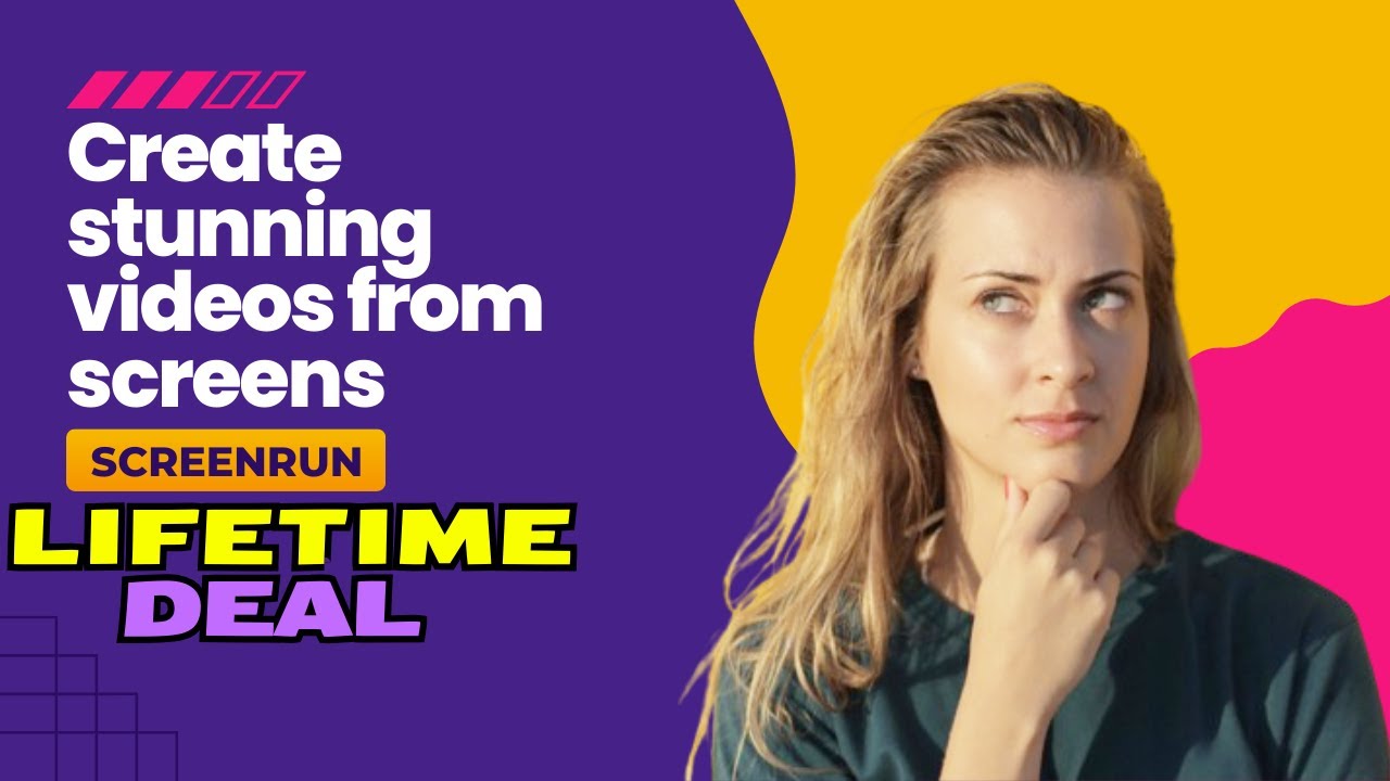 Screenrun Lifetime Deal I Create Videos from Screenshots and Recordings - YouTube