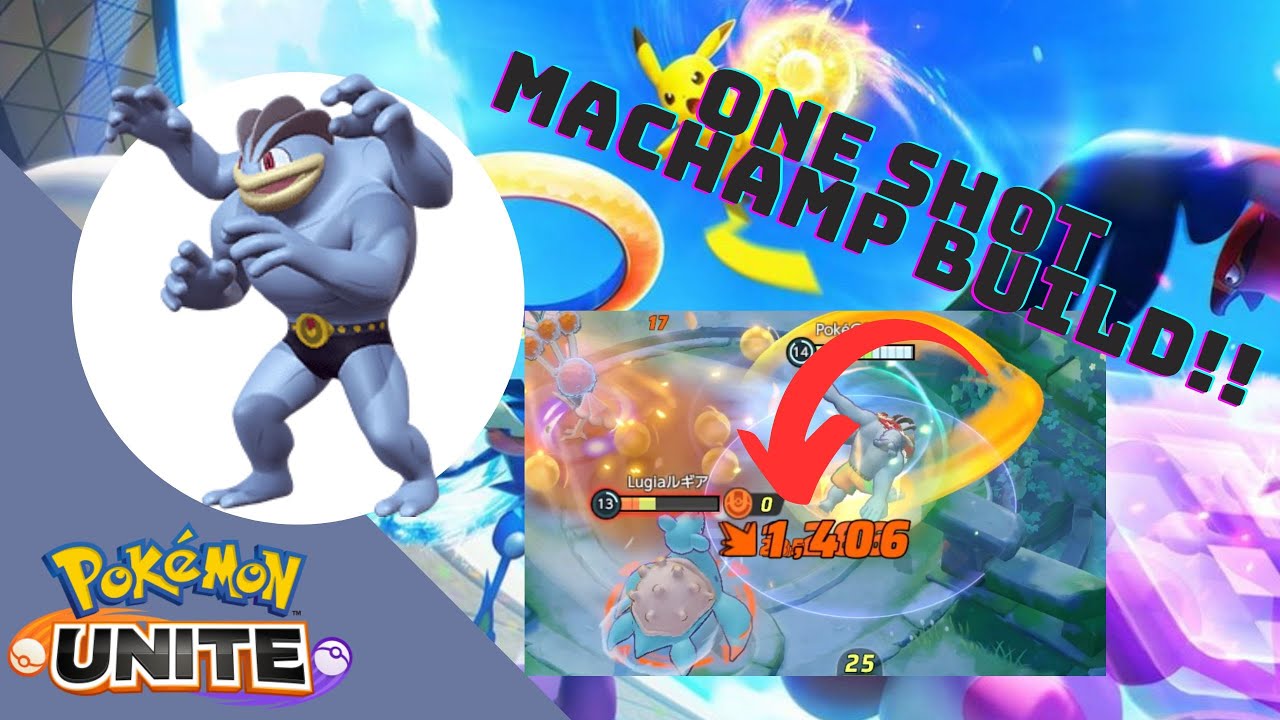 MASSIVE CRIT BUILD!! - Machamp Best Build - Pokémon Unite - YouTube