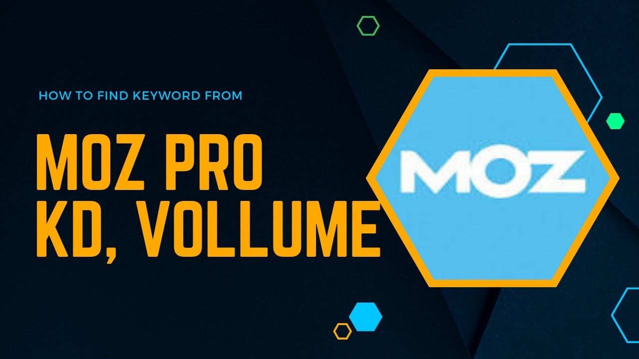 What is MOZ how we can find keyword? - YouTube