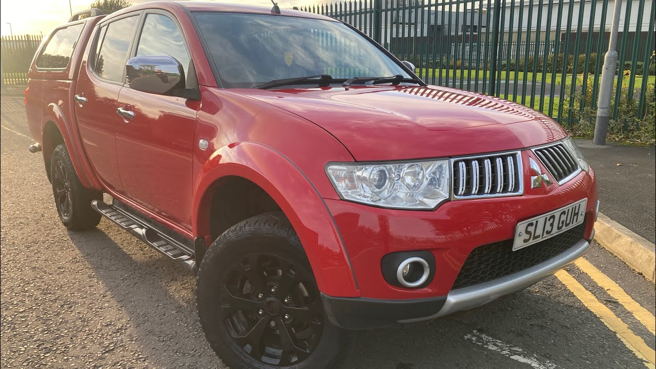 Mitsubishi l200 red 2.5 di-d 4x4 warrior - YouTube