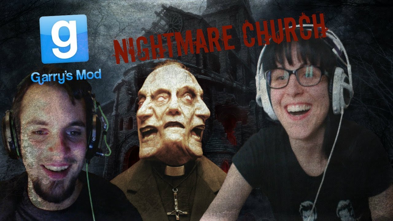 Gmod Horror Map w/ Rose Reaper | Nightmare Church | OH MY GOD ...