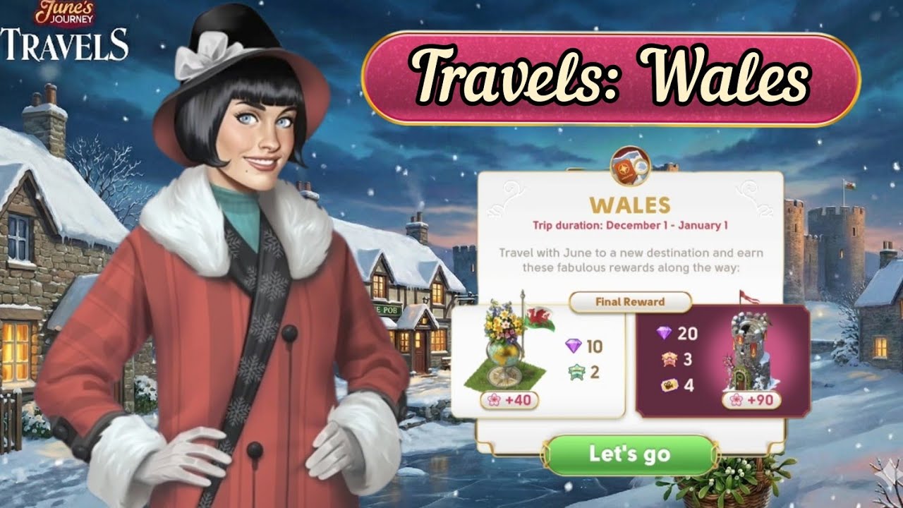 June's Journey Travels to Wales 1 December 25 4K HD - YouTube