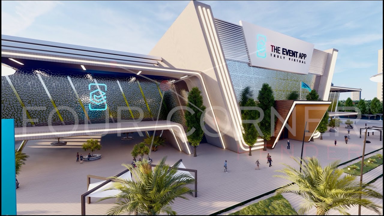 Virtual Event Walkthrough with Exterior, Lobby, Convention Center and ...