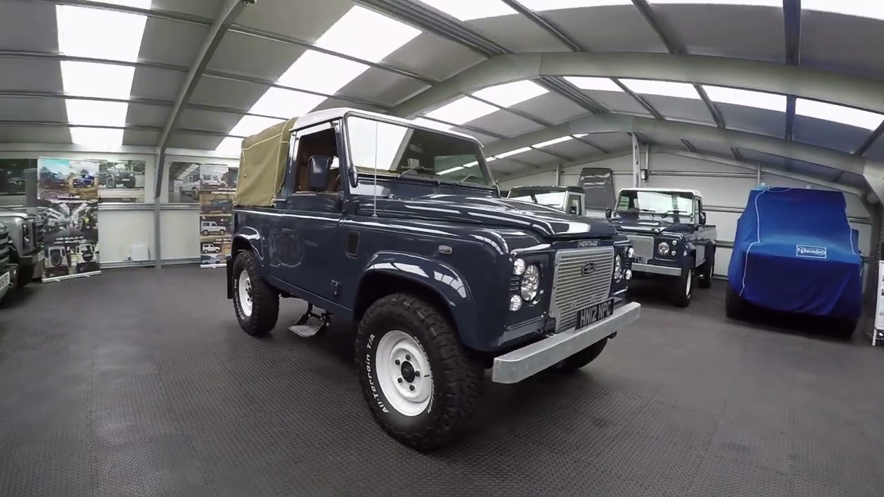 2012 Land Rover Defender 90 Pick Up Heritage Tamar Blue with Tan Lather ...