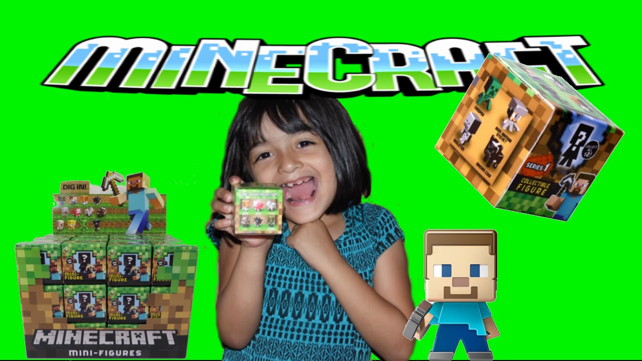 Minecraft mini figures series 1&2 opening pt.1 - YouTube