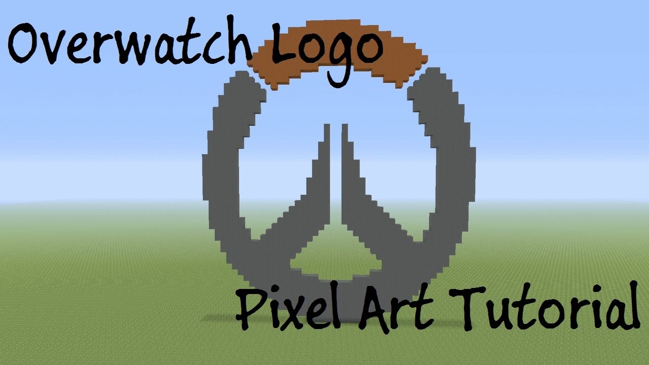 Pixel Art Overwatch Logo || PixelArtTutorials - YouTube