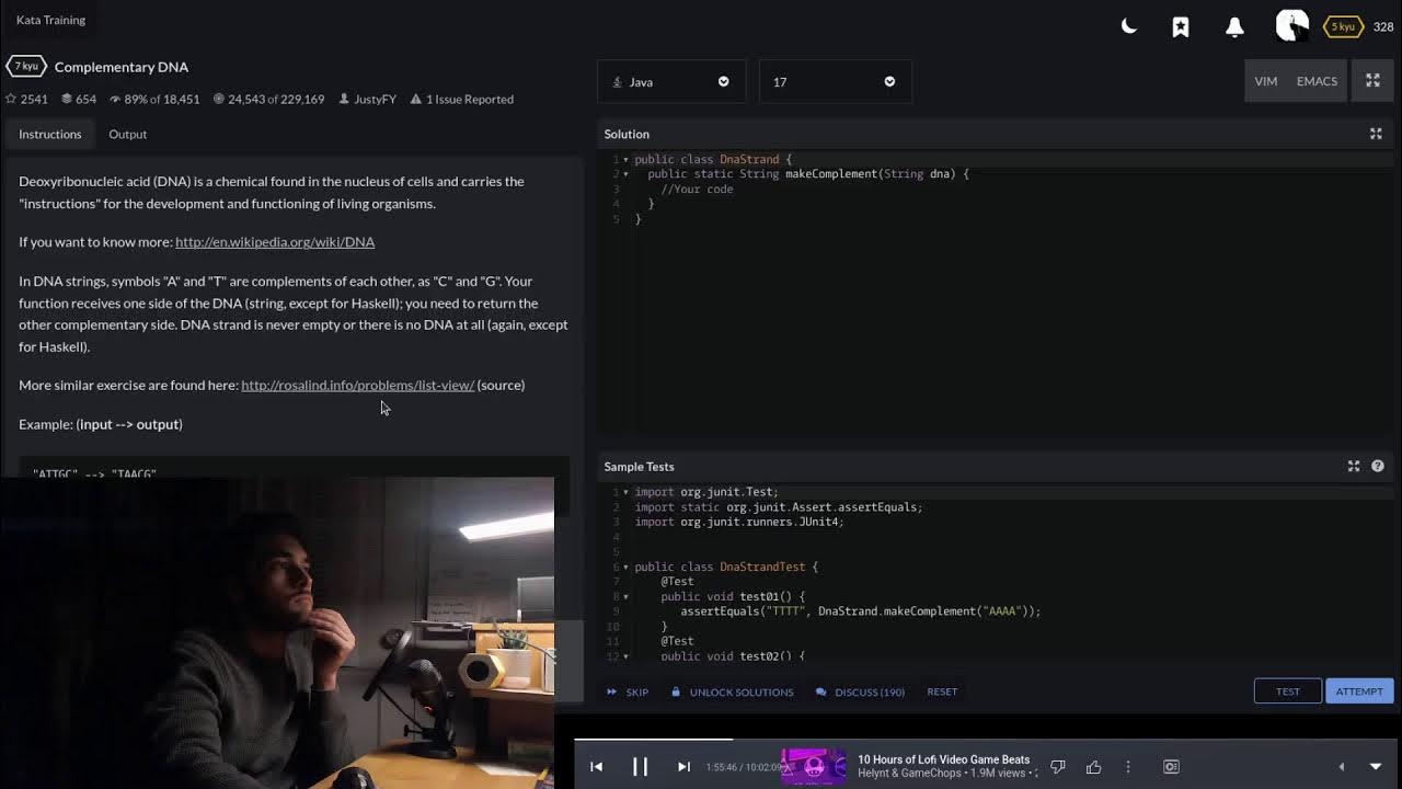 CodeWars live Day002 - YouTube