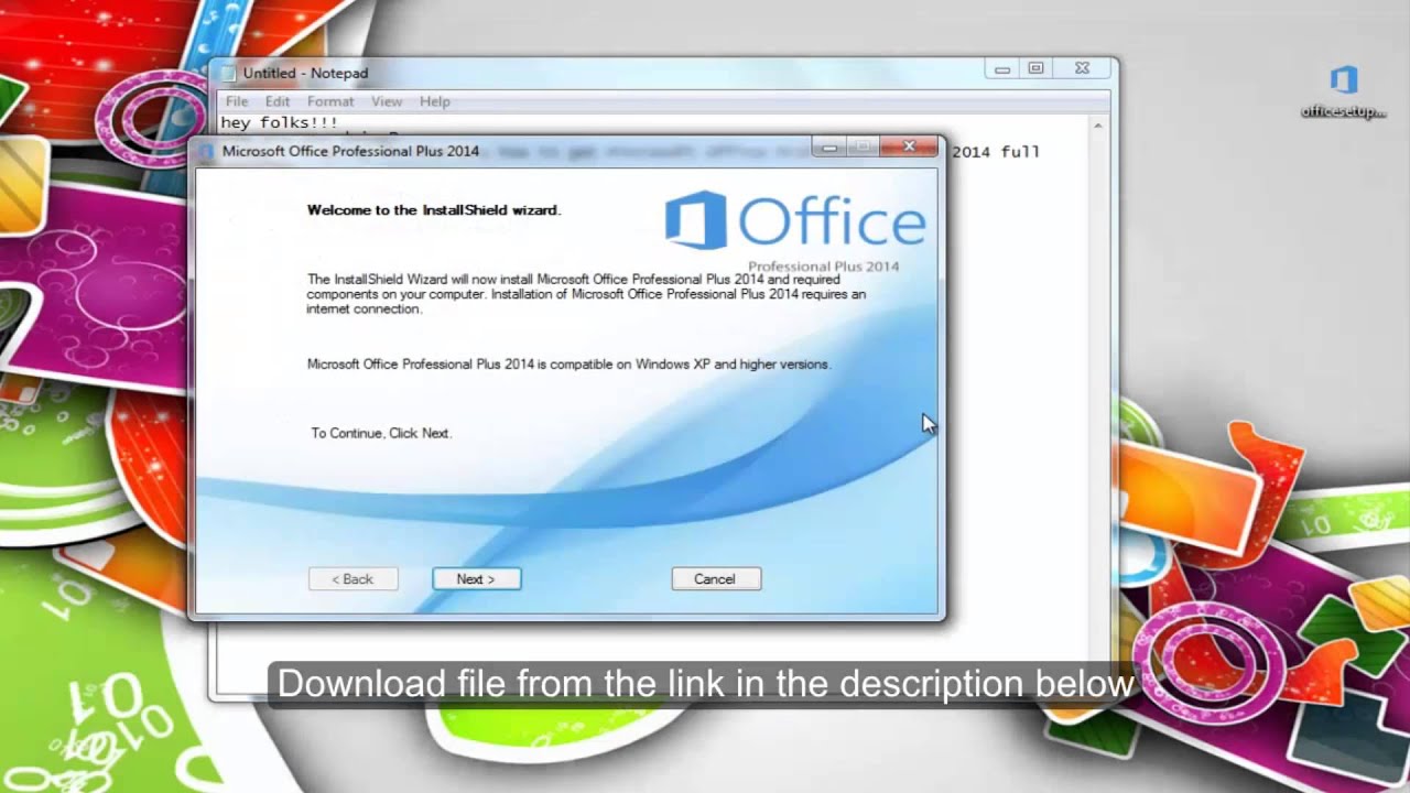Microsoft Office Professional Plus 2014 Free Download - YouTube