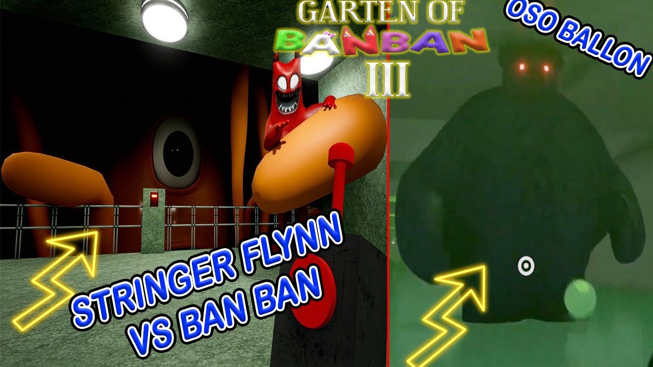 😨¡EVIL BAN BAN vs STRINGER FLYNN y nuevo personaje secreto BALLON BEAR ...