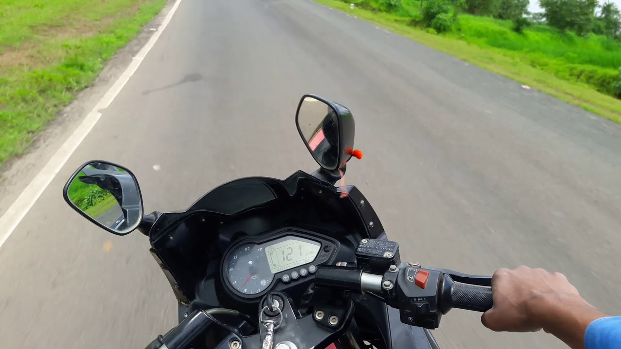 220f pulsar my baik 134 speed chandrakant Gaikwad stunt surgana - YouTube