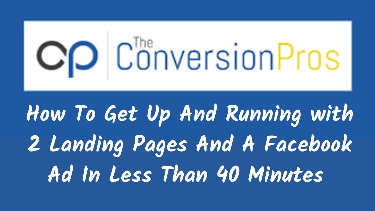 THE 2019 CONVERSION PROS OVERVIEW WEBINAR - YouTube