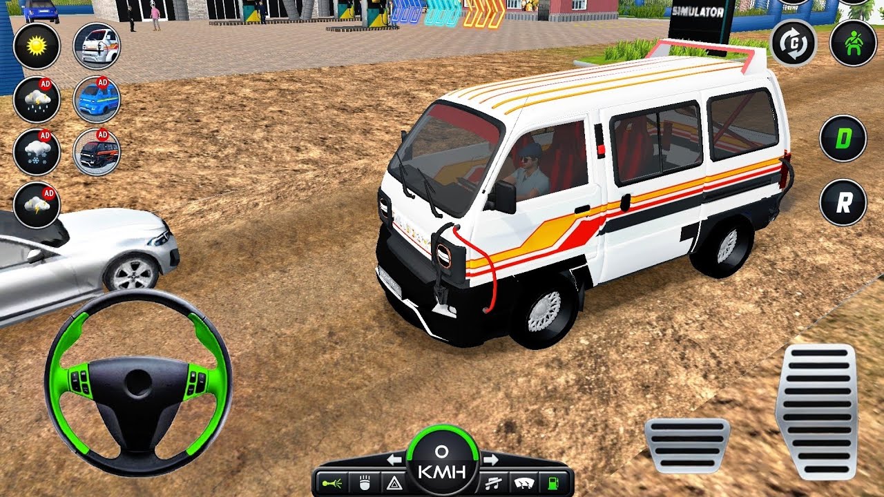 New Modified Maruti Omni Van Minibus Off-Road Driving : Van Driving ...