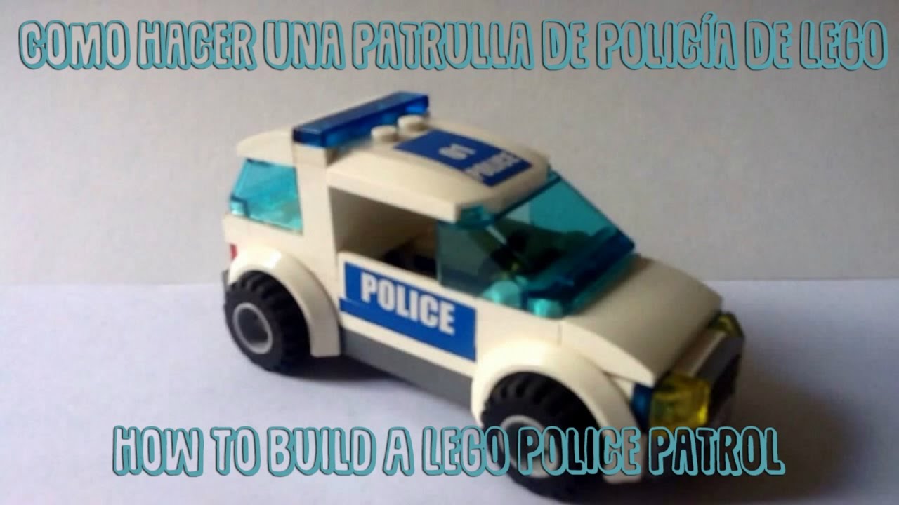 How To Build A Lego Police Patrol - YouTube