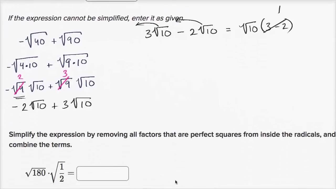Simplifying Square root Expressions No Variables Bangla YouTube simplifying-square-root-expressions-no-variables-bangla-youtube
