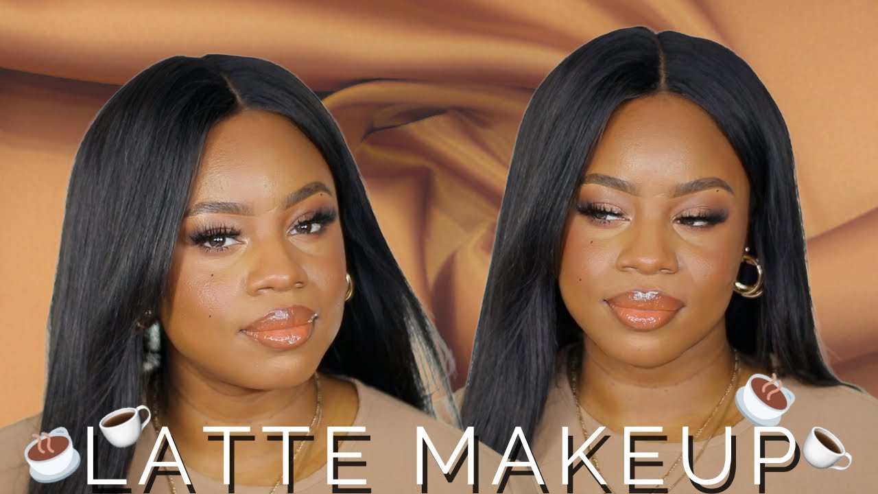 Latte Makeup Tutorial Brown Skin Dark Skin | FALL Makeup 2023 - YouTube