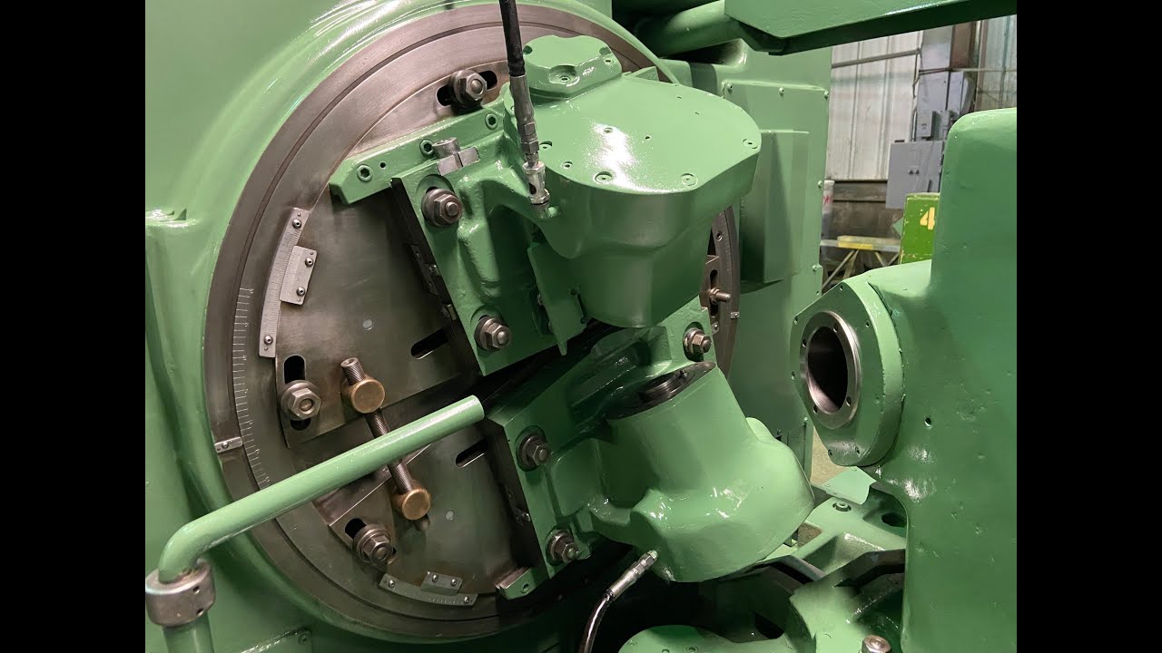 Gleason 104 Straight Bevel Coniflex Gear Generator MN 24795 - YouTube