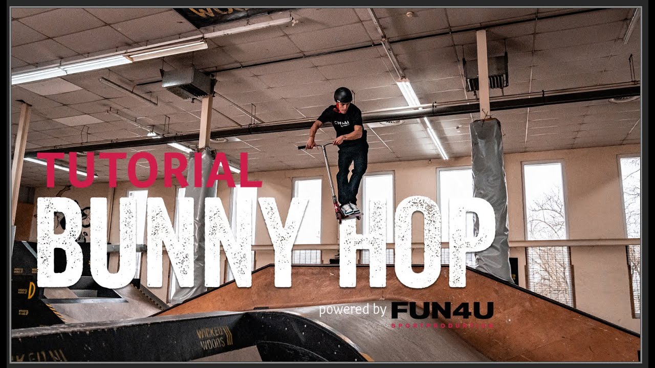 Bunnyhop lernen - Stunt Scooter Tricks & Tutorials für Anfänger [FUN4U] Deutsch - YouTube