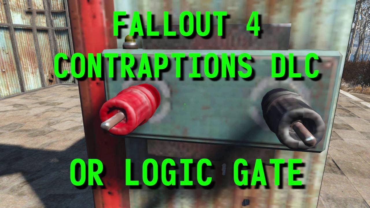 Fallout 4 Contraptions DLC - HOW TO... OR LOGIC GATE EXPLAINED [04 ...