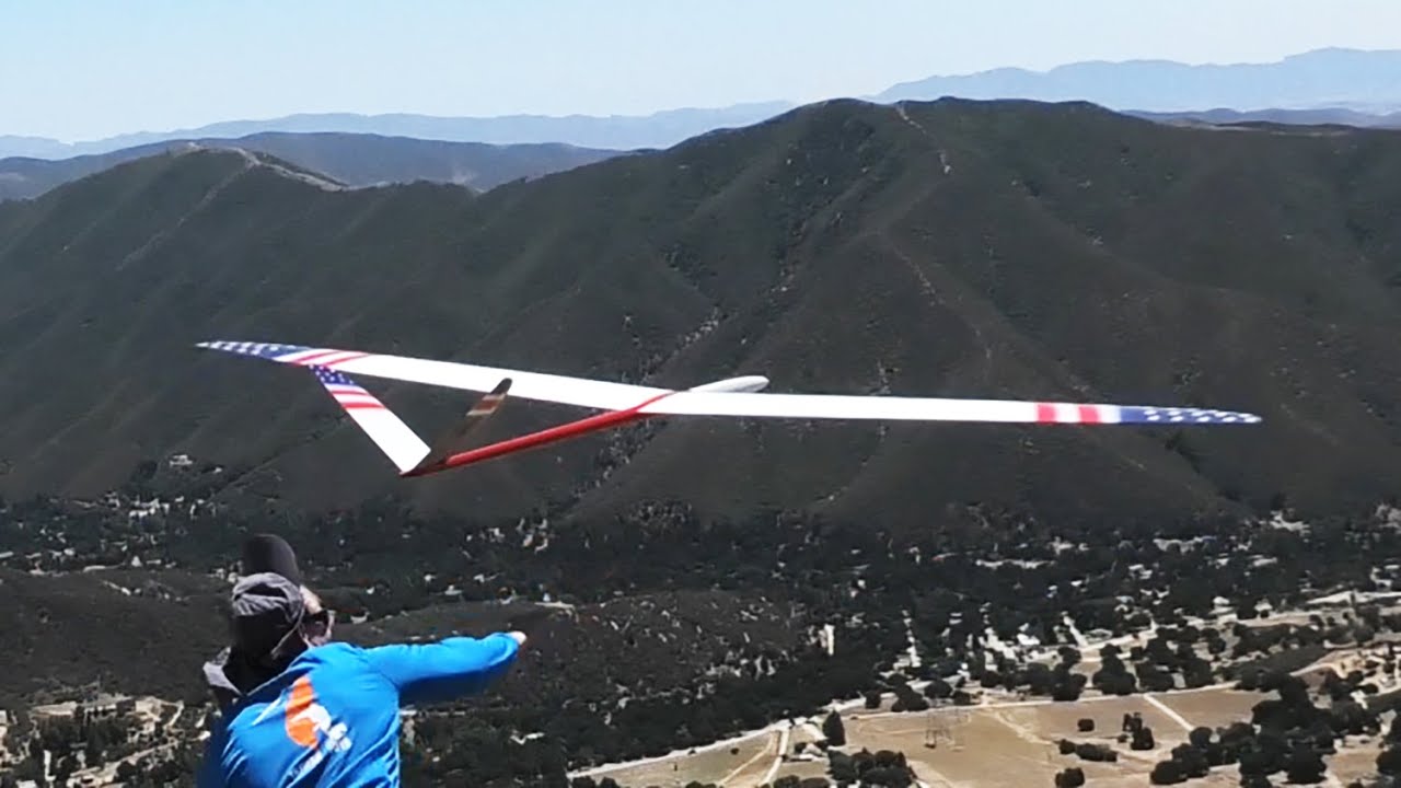 F3F RC Glider racing, Southern California - YouTube