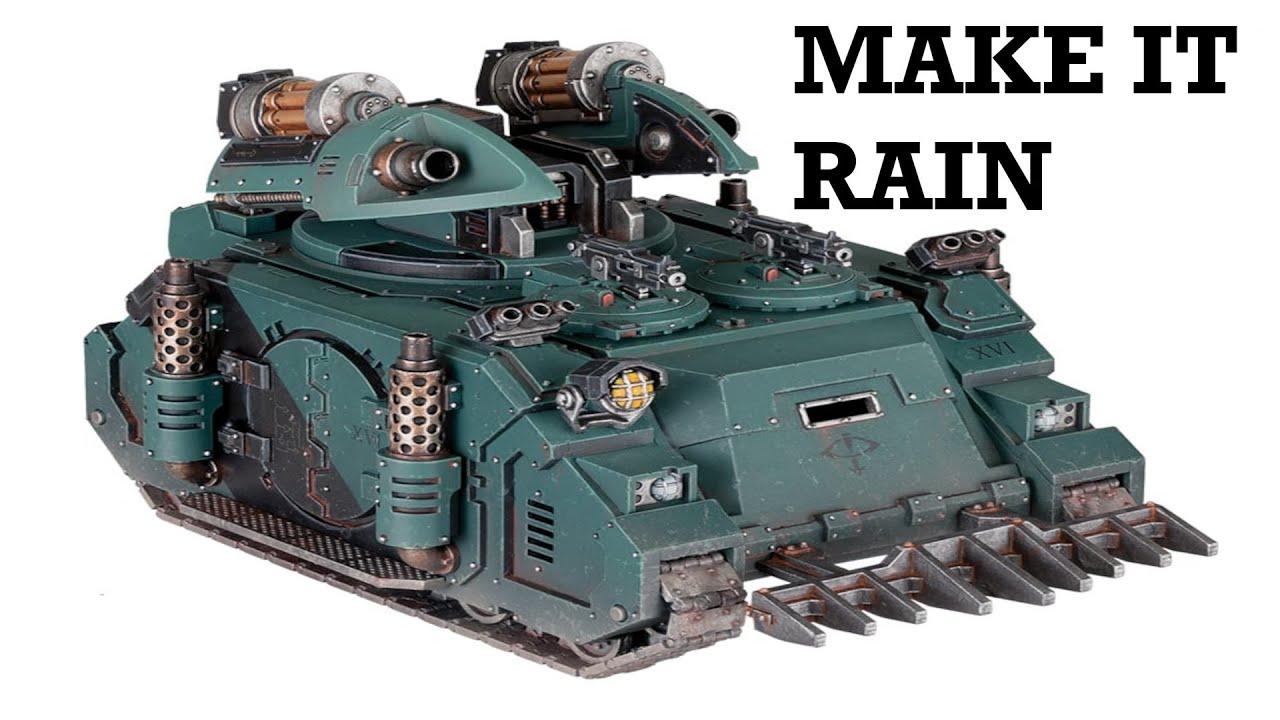 New Plastic Scorpius Missile Tank For Horus Heresy - YouTube