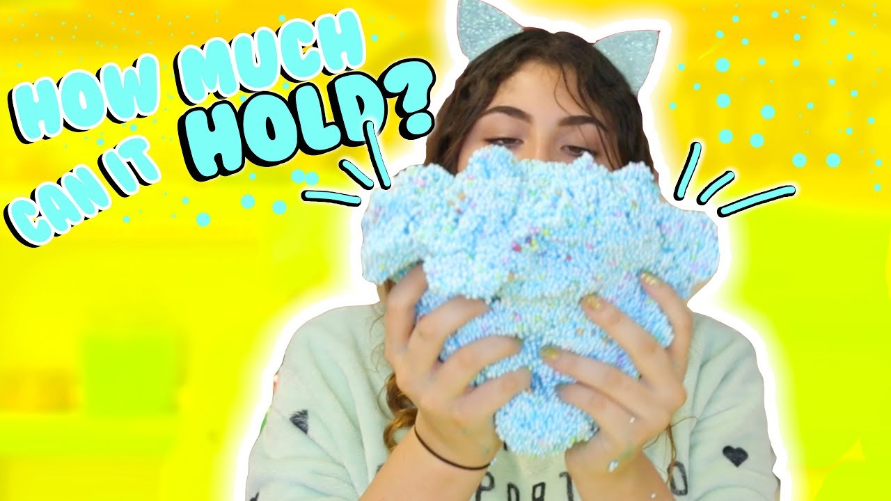 HOW MUCH CAN SLIME HOLD PART 2 | Floam, Fishbowl, glitter | Slimeatory ...
