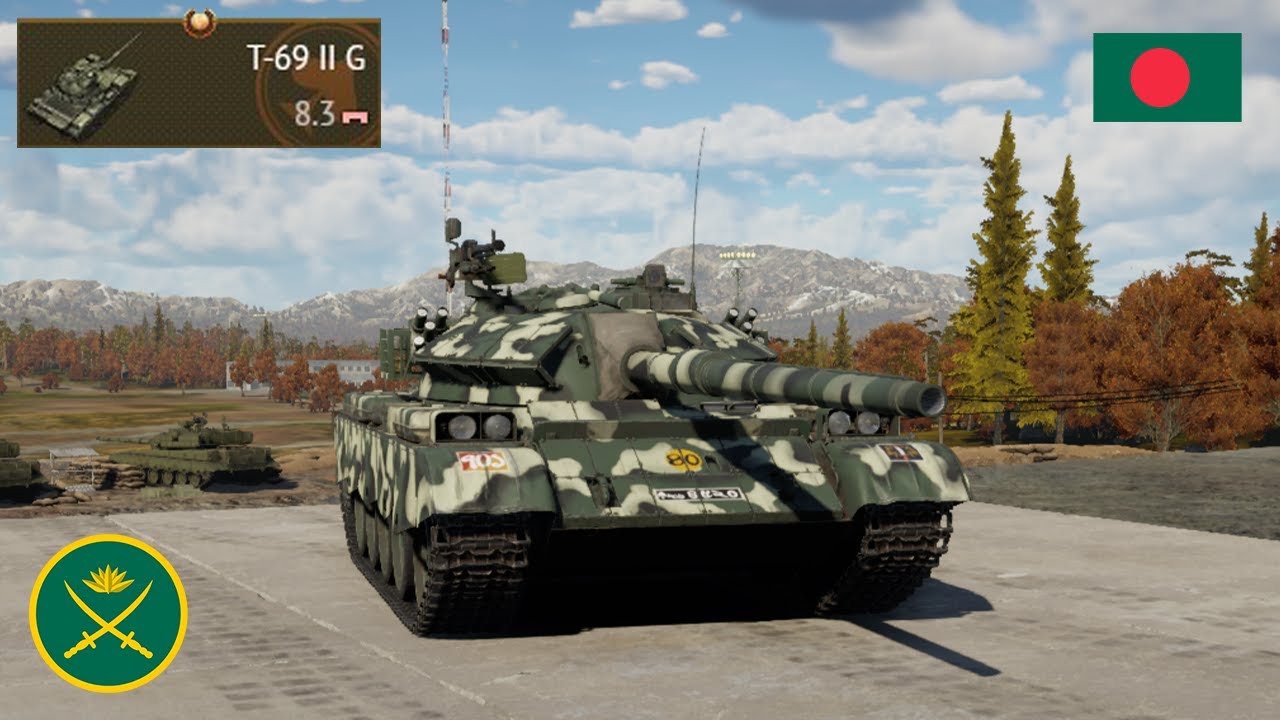 Bangladeshi tank T-69 II G - YouTube