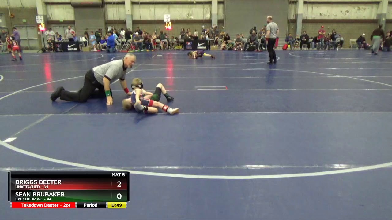 TB 6U 45-46 Sean Brubaker Excalibur WC Vs Driggs Deeter Unattached ...