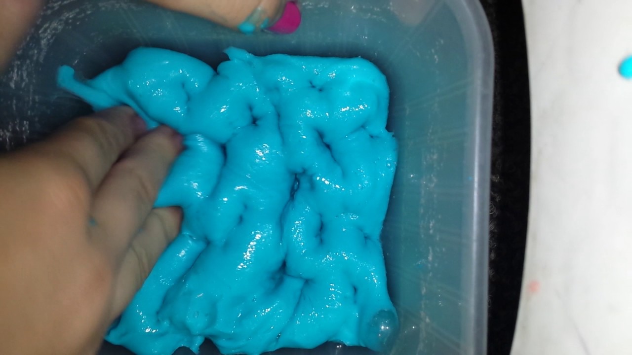 Blue ocean slime - YouTube