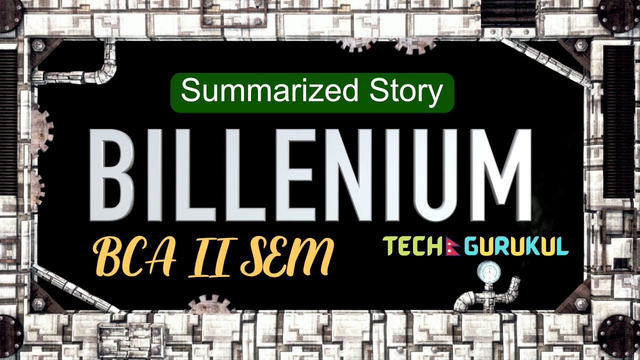 Billenium Science Fiction Story - Bca 2nd Sem Summary { J.G. Ballard ...