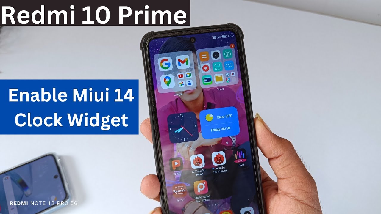 Redmi 10 Prime Enable Miui 14 Update New Clock Widget | Redmi 10 Prime ...