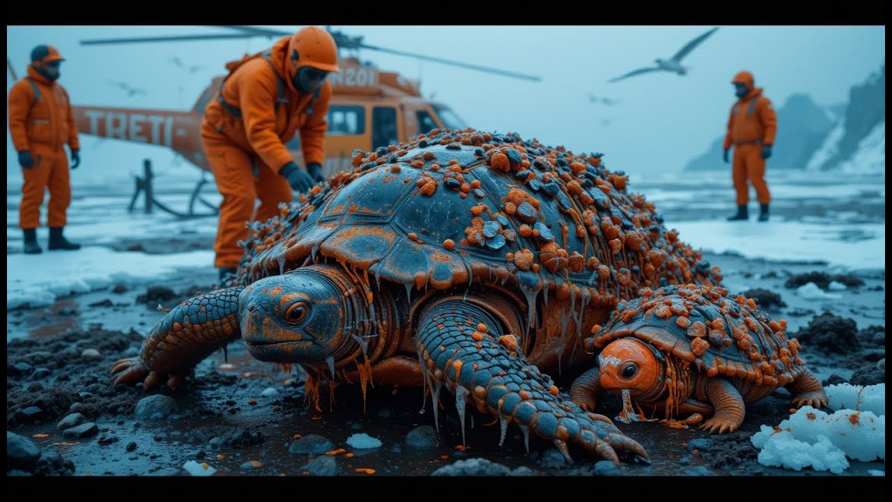 Rescue Team Saves a Dying Turtle – A Beautiful Act of Kindness! - YouTube