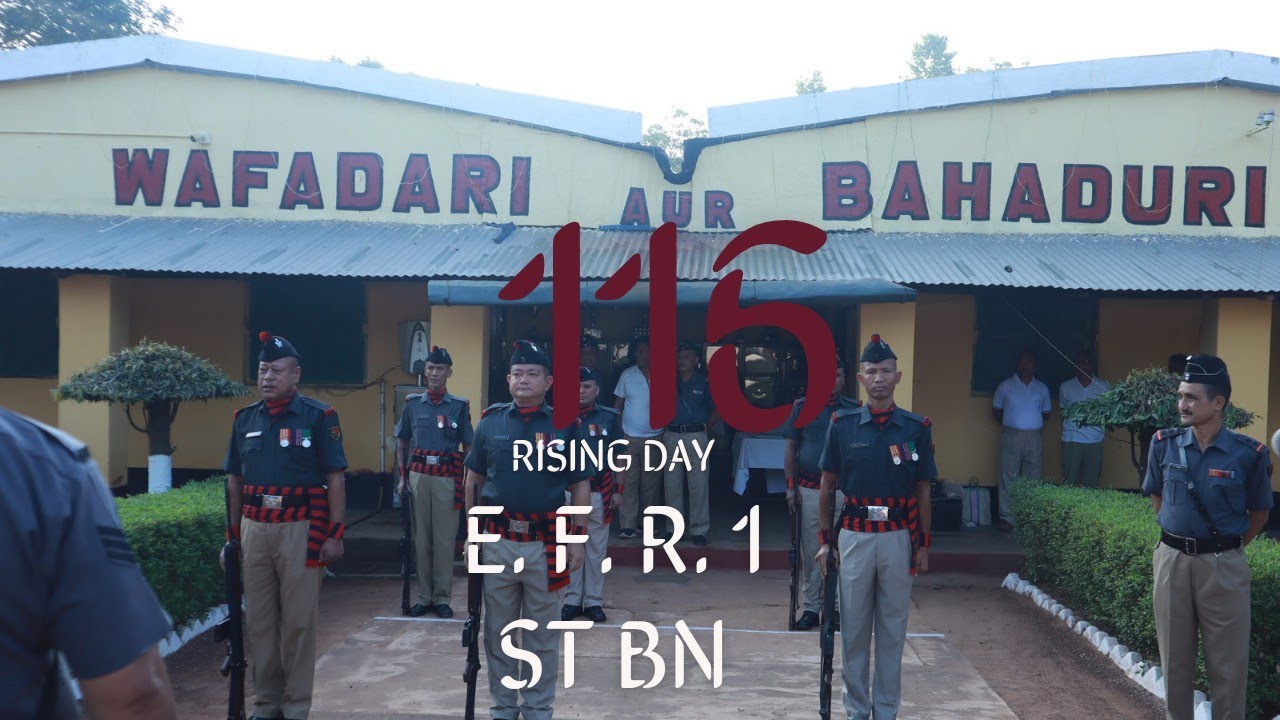 EASTERN FRONTIER RIFLES 1ST BN, CELEBRATING THEIR 116 RAISING DAY 01 ...