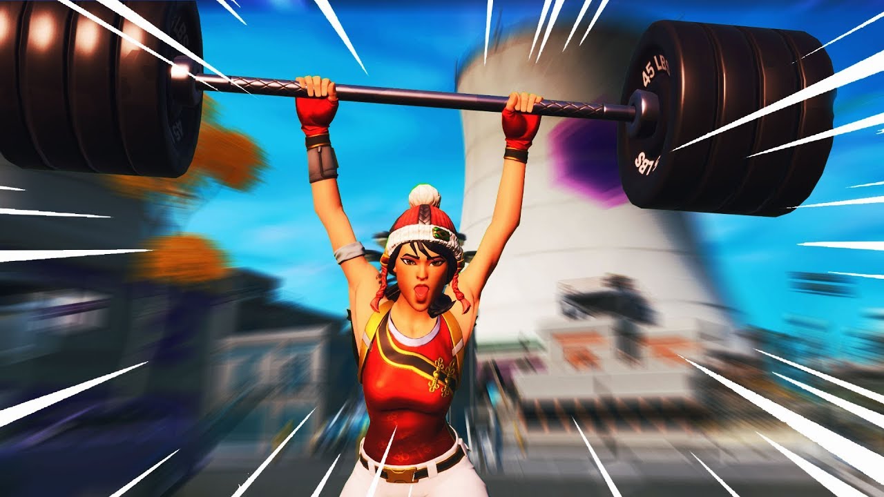 what it's like playing FORTNITE with a BODYBUILDER... - YouTube
