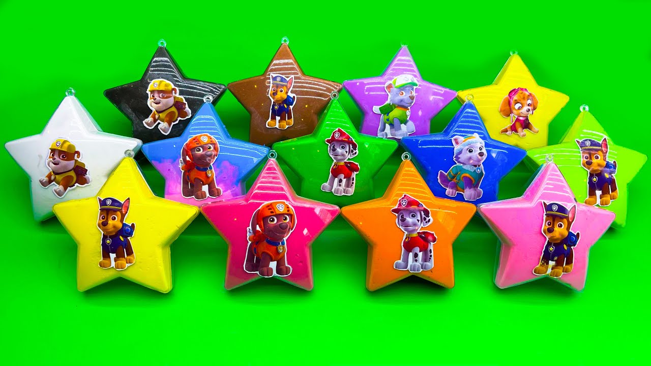 Paw Patrol - Find Marshall, Skye, Rubble... Star Box Color Clay, ASRM ...