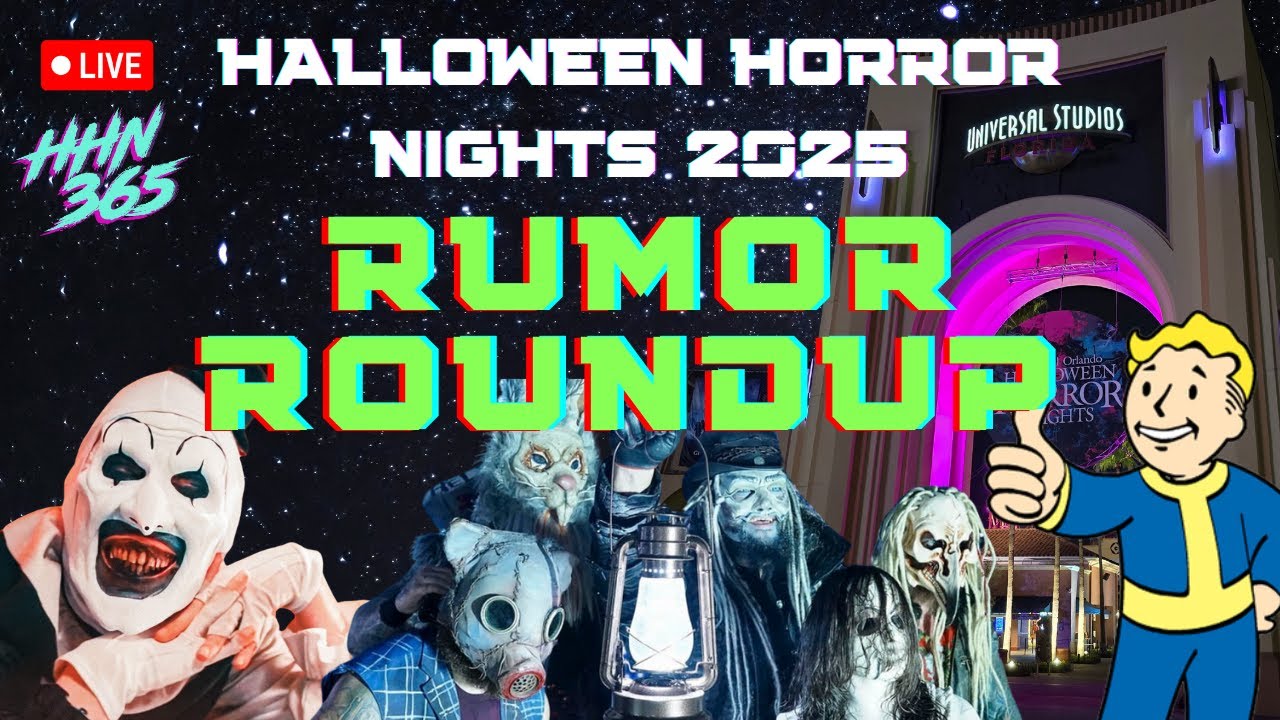 HHN 2025 Rumor Roundup | Halloween Horror Nights Livestream | HHN 34 ...