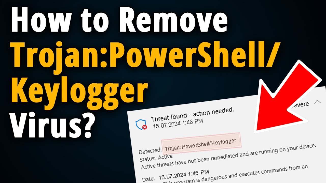 How to Remove Trojan:PowerShell/Keylogger? [ Easy Tutorial ] - YouTube