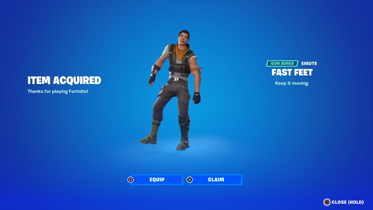 How To Get Fast Feet Emote For FREE! (Fortnite) - YouTube